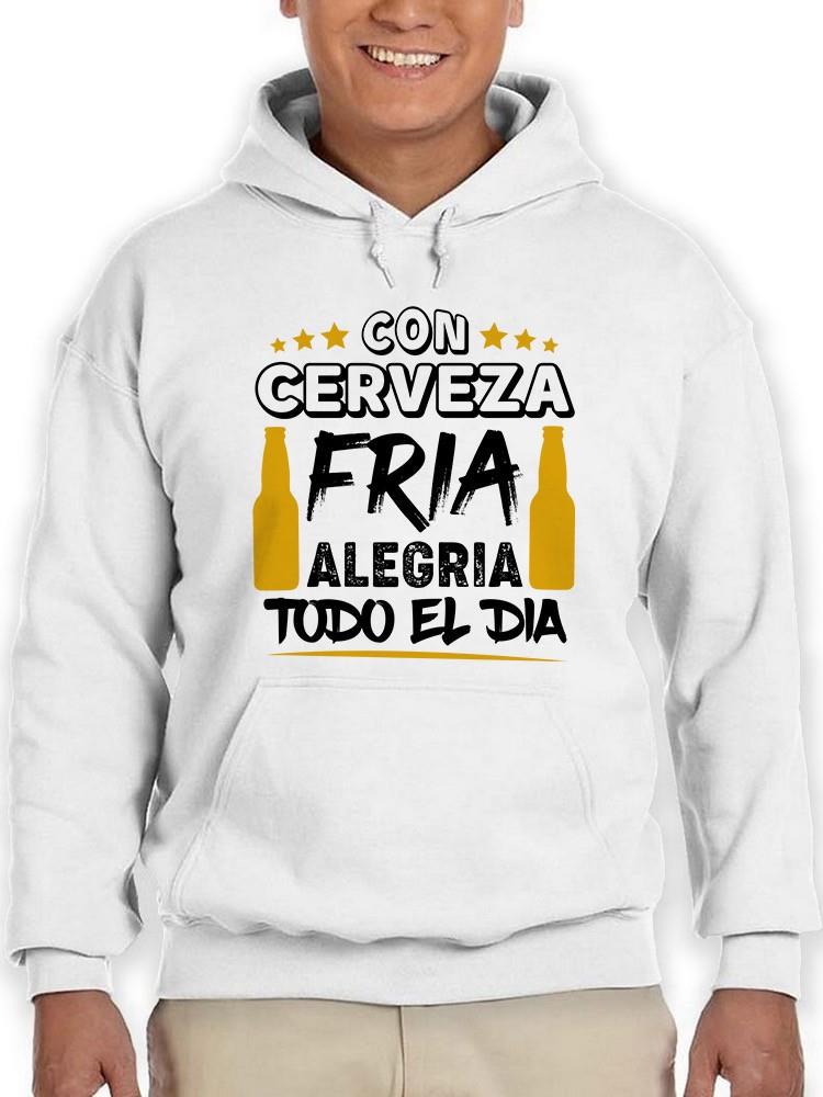 Sudadera Smartprintsink Con Capucha Para Hombre Cerveza Color Blanco ...