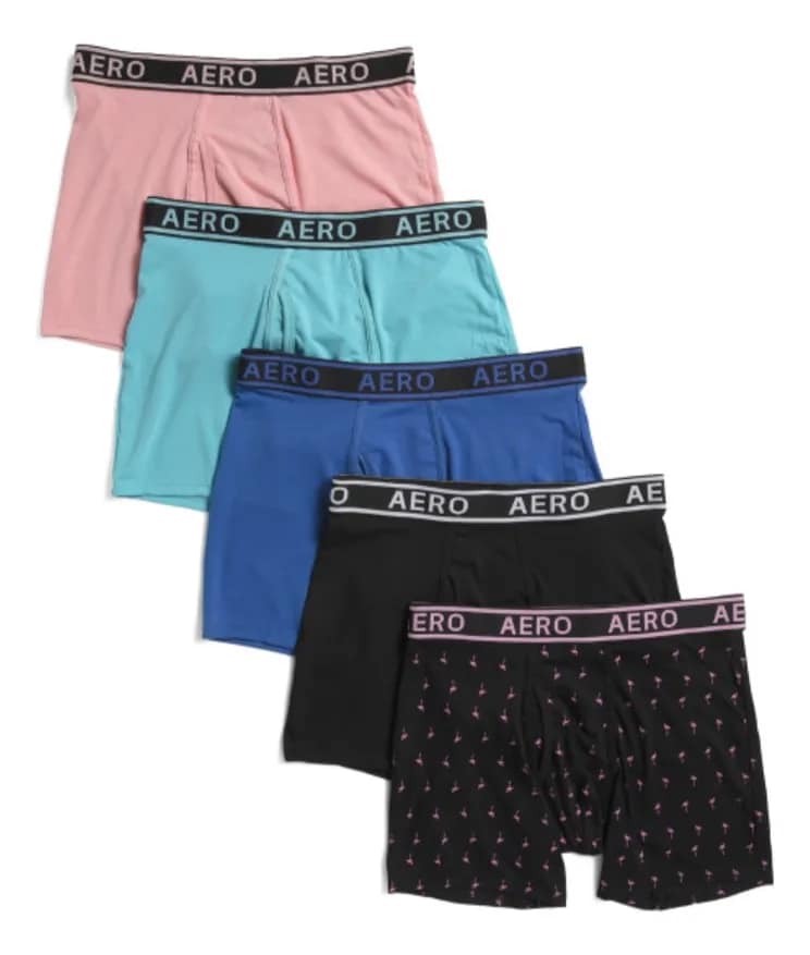 Boxer Aeropostale 5 Pack Algodón Elásticos Para Hombre | Coppel.com