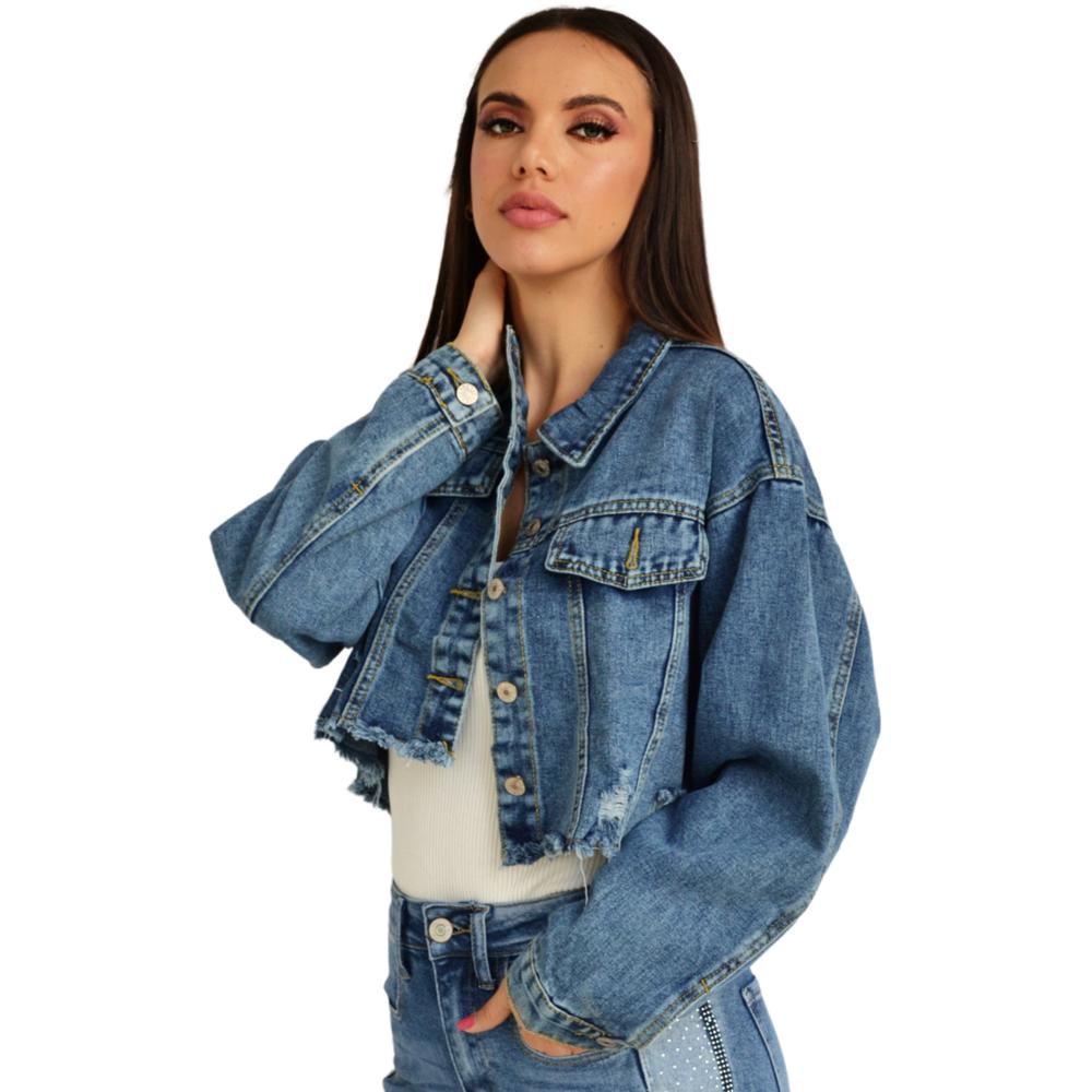 Chamarra De Mezclilla Juvenil 32020 (dark) color Azul | Coppel.com