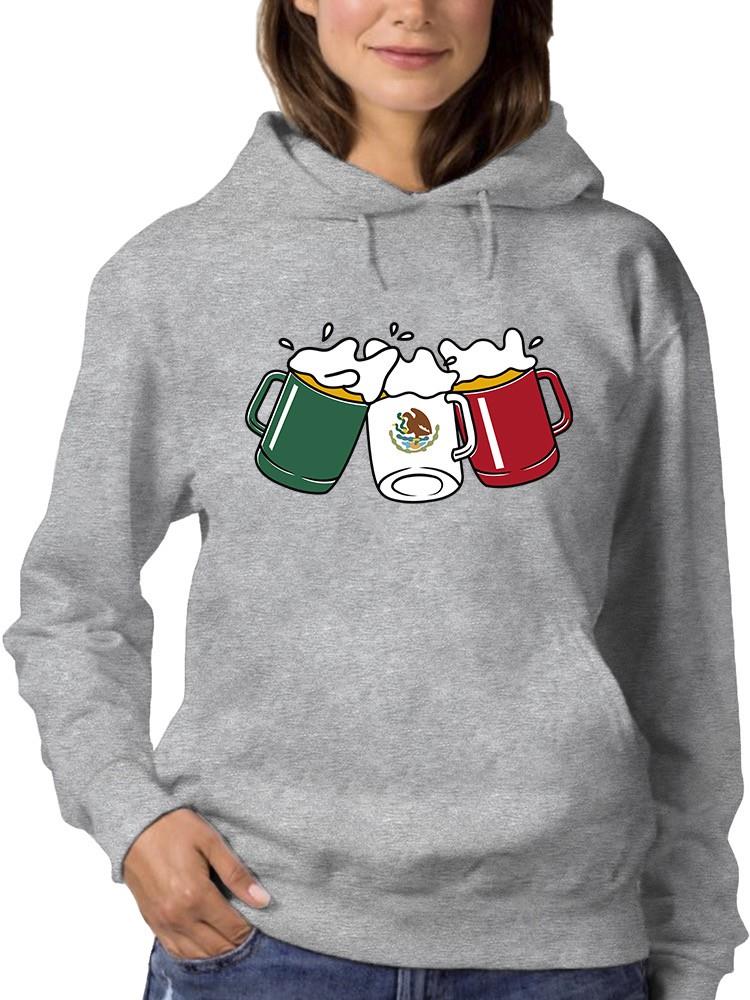 Sudadera Smartprintsink Con Capucha Para Mujer Bandera Mexicana En ...