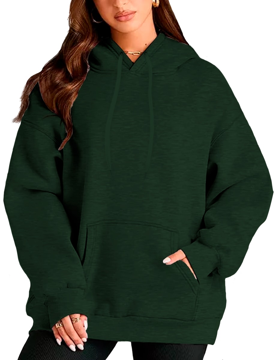 Sudadera con Capucha Shendy Vendy Verde de Calidad Hoodie para Mujer ...