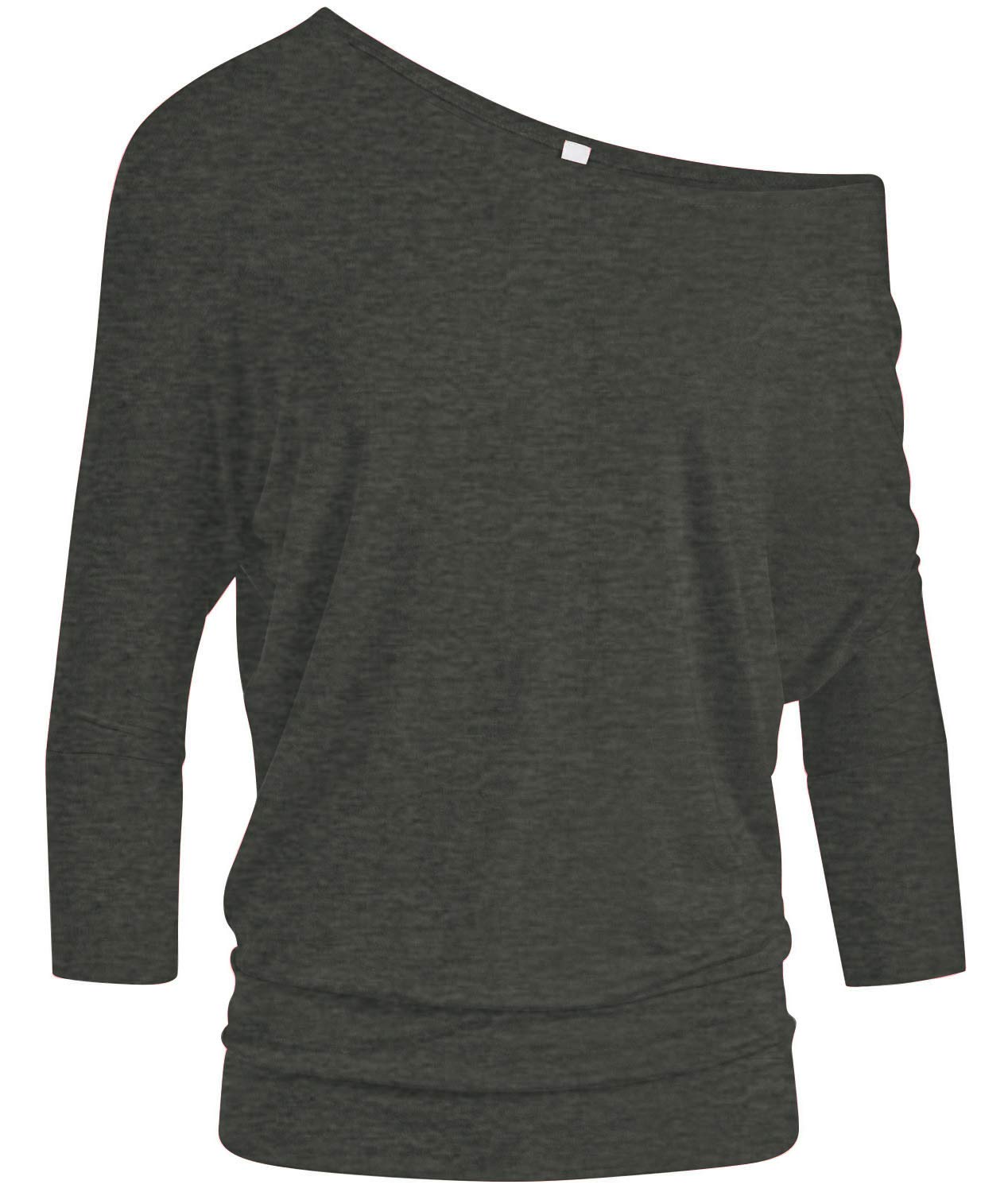 Jersey Simlu Para Mujer, Jersey Con Hombros Descubiertos, Color Gris ...