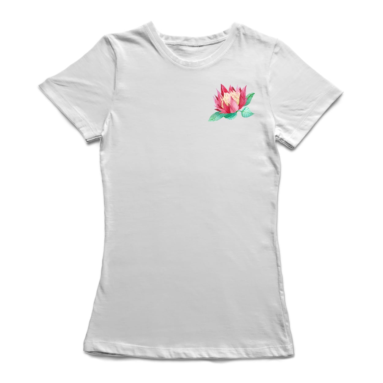 Playera Smartprintsink para Mujer - Flor De Loto En Pecho | Coppel.com