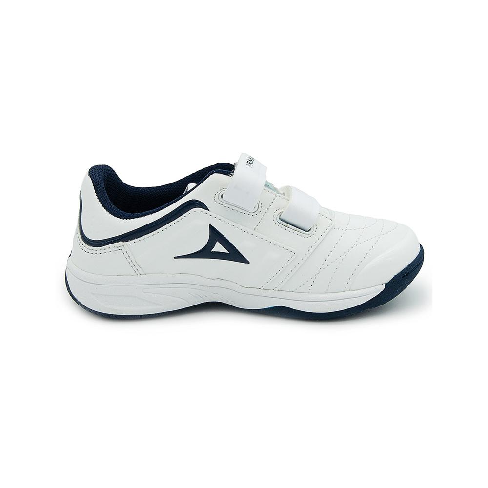 Tenis Para Niño Pirma Escolar Doble Contactel Color Blanco Blanco ...