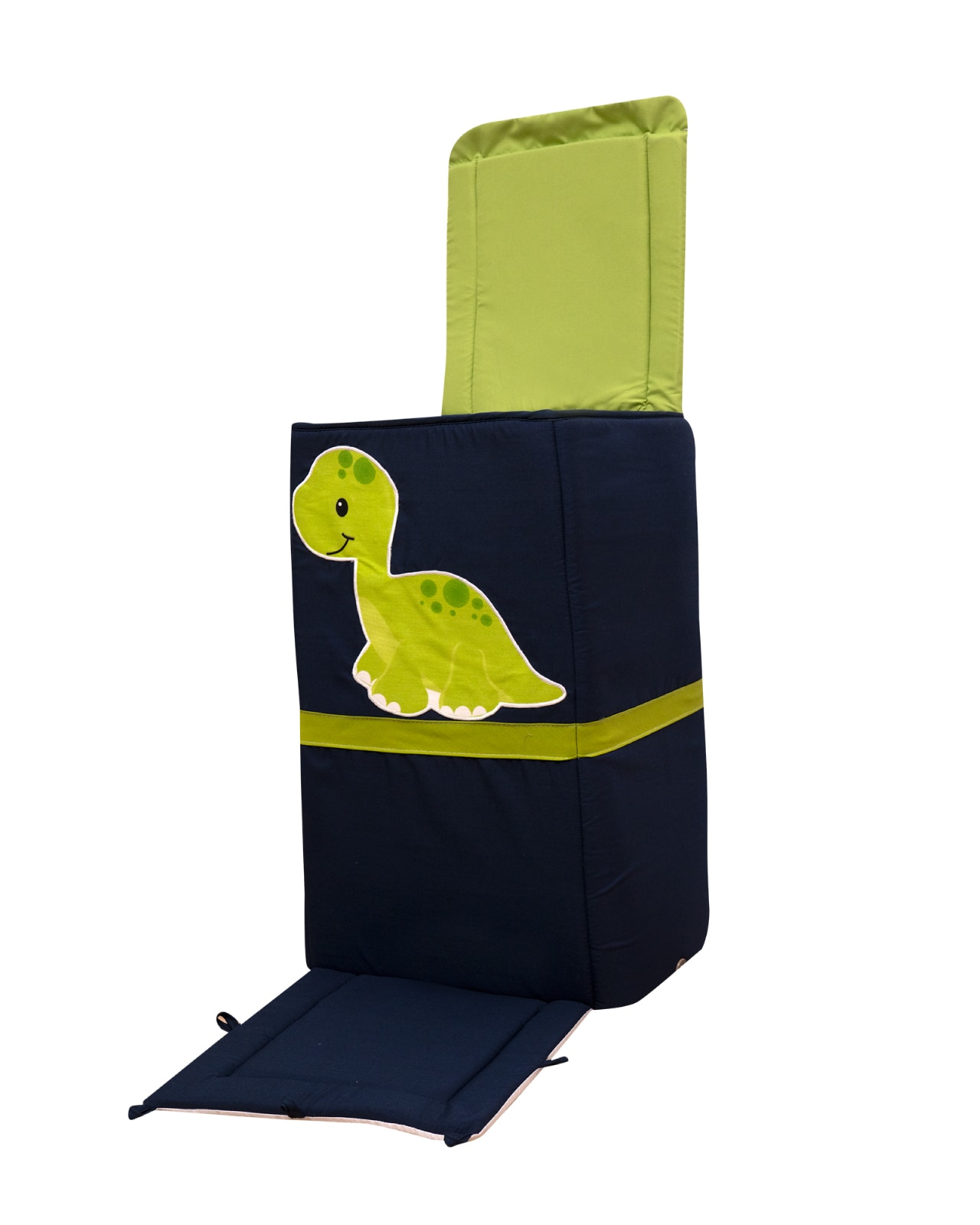 Cesto Multiusos Chiqui Mundo color Azul Little Dino | Coppel.com