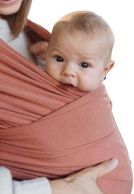 Fular Ergonómico Suave para Bebé Mãe Baby Rosa Néctar | Coppel.com