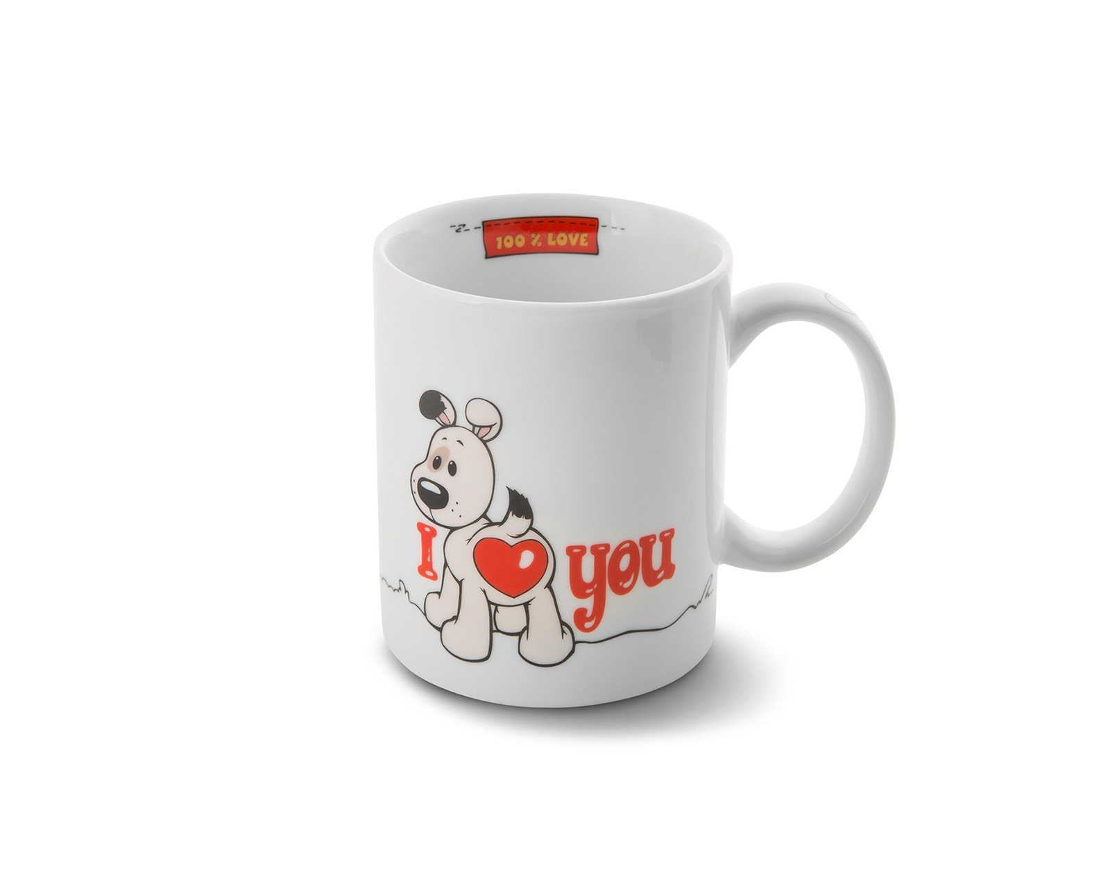 Taza de Porcelana Nici 46081 color Blanco de 340 ml | Coppel.com