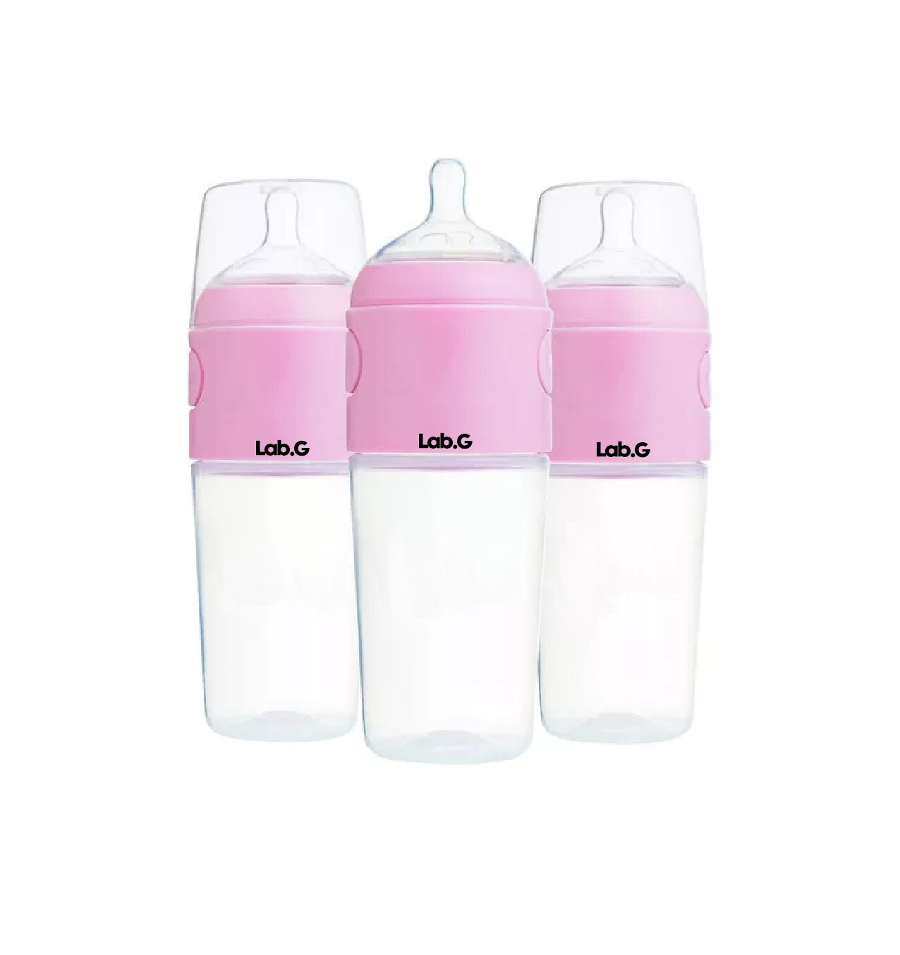 Biberón Anticólico Para Mezclar Fórmula Lab.g 9oz/260ml 3pz Rosa ...