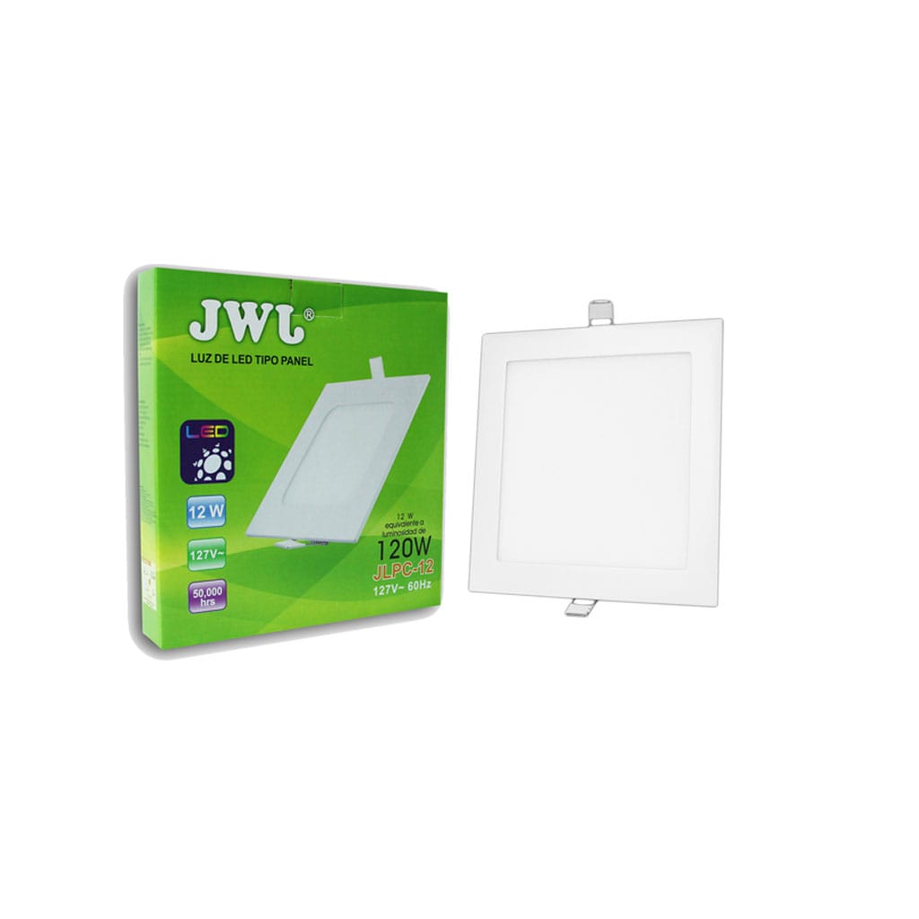 Luminaria Led Empotrable Cuadrada 12w Jwj Jlpc-12c Luz Cálida | Coppel.com