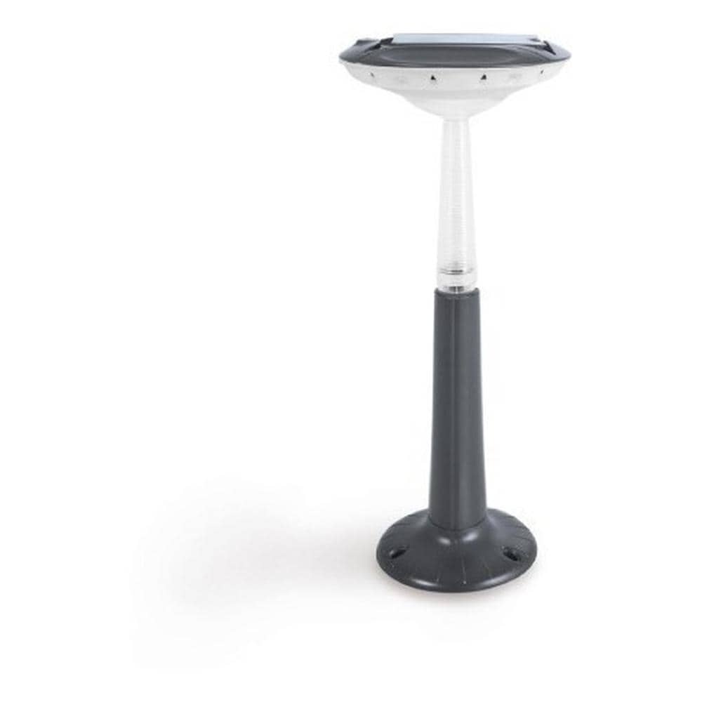 Lámpara LED Intex 28689 color Negro con Panel Solar para Exterior ...