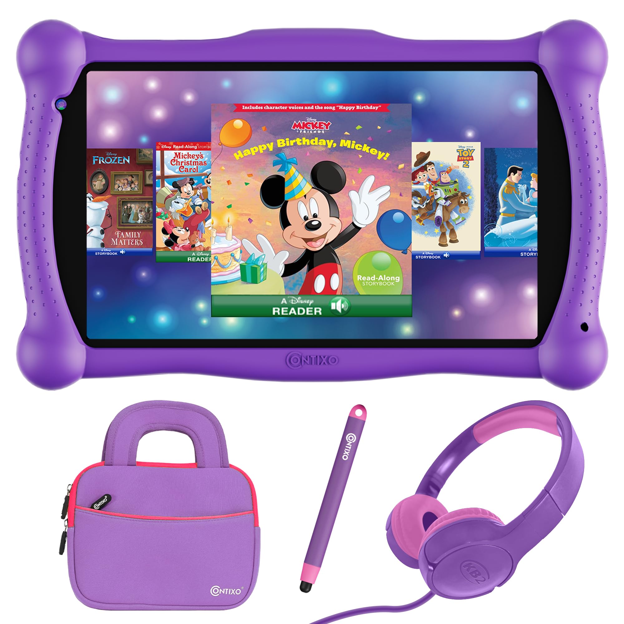 Tablet Contixo Disney Kids Learning De 7 Pulgadas, Wifi Y Bluetooth ...