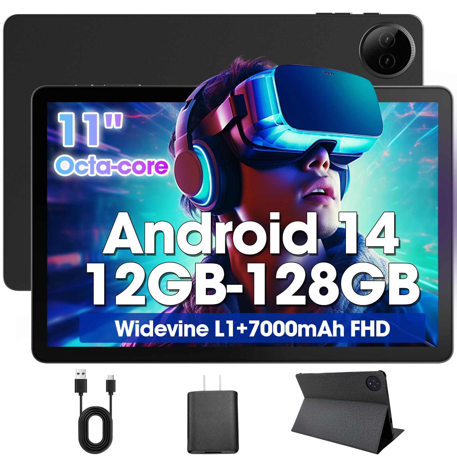 Tablet Digiland 2025 Android 14 11 Pulgadas 12 Gb Ram 128 Gb Gris ...