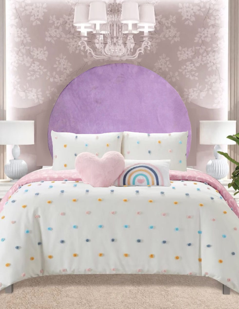 Cabecera Lila Cama Individual | Coppel.com