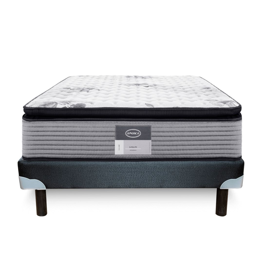 Colchón Individual América Misuri más Box | Coppel.com