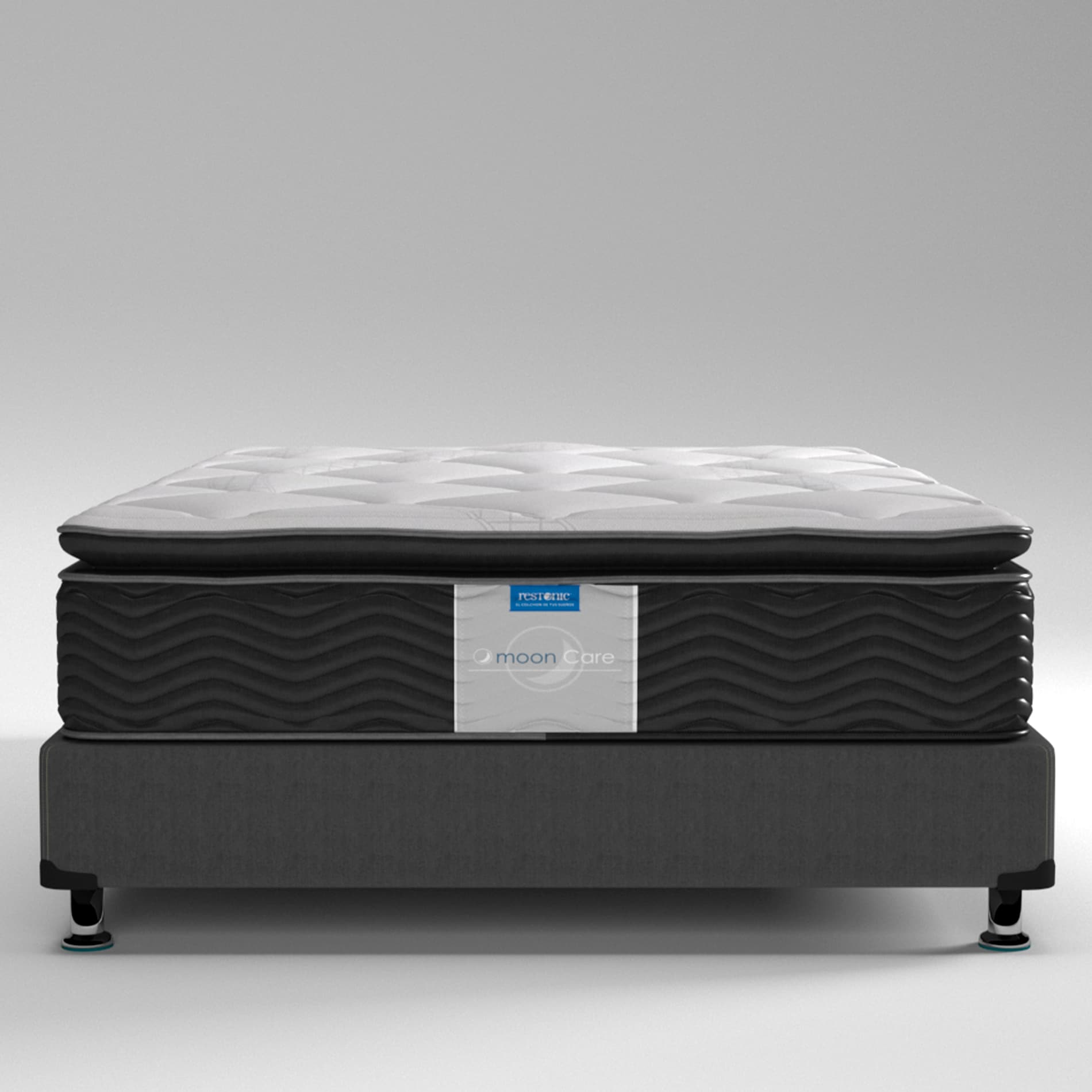 Colchón Matrimonial Restonic Ortopédico + Cama Individual Oxford ...