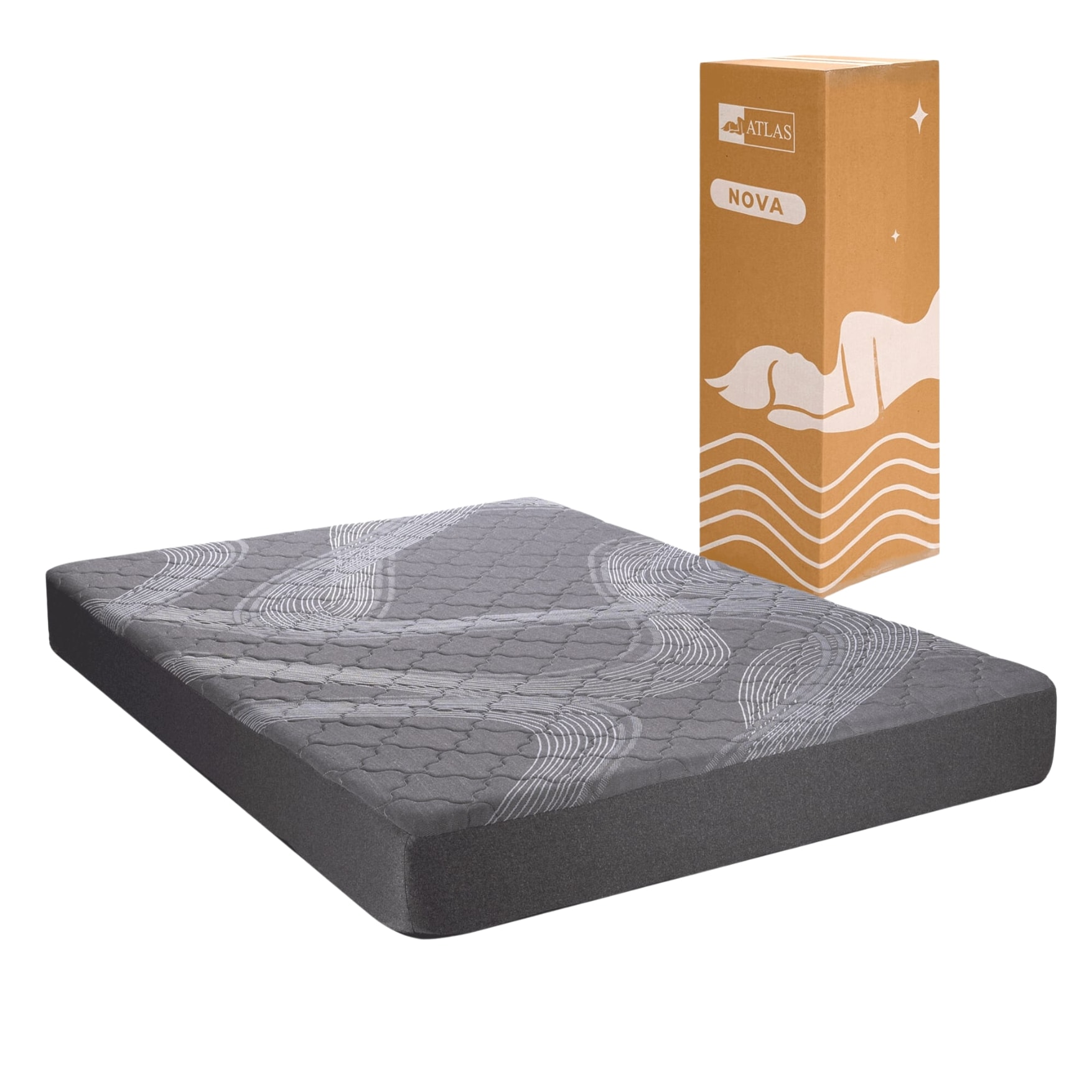 Colchón En Caja Individual Nova Atlas Confort Medio 18 Cm | Coppel.com