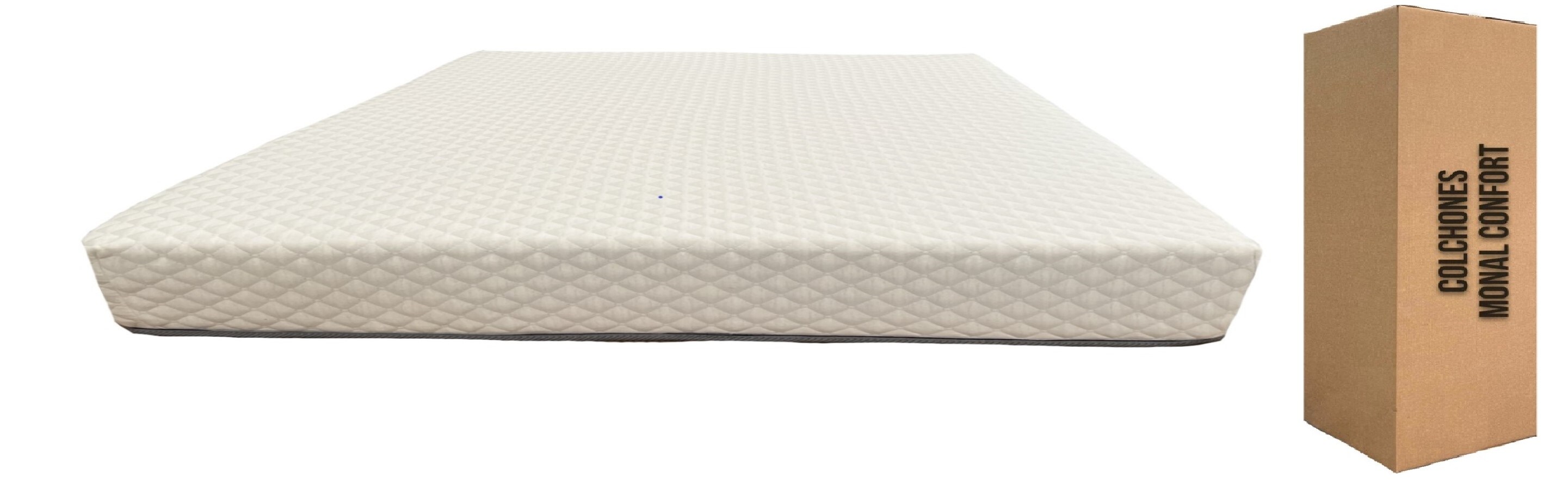 Colchón En Caja Monal Confort Reviv King Size Memory Foam Semi Firme 21 Cm De Grueso | Coppel.com
