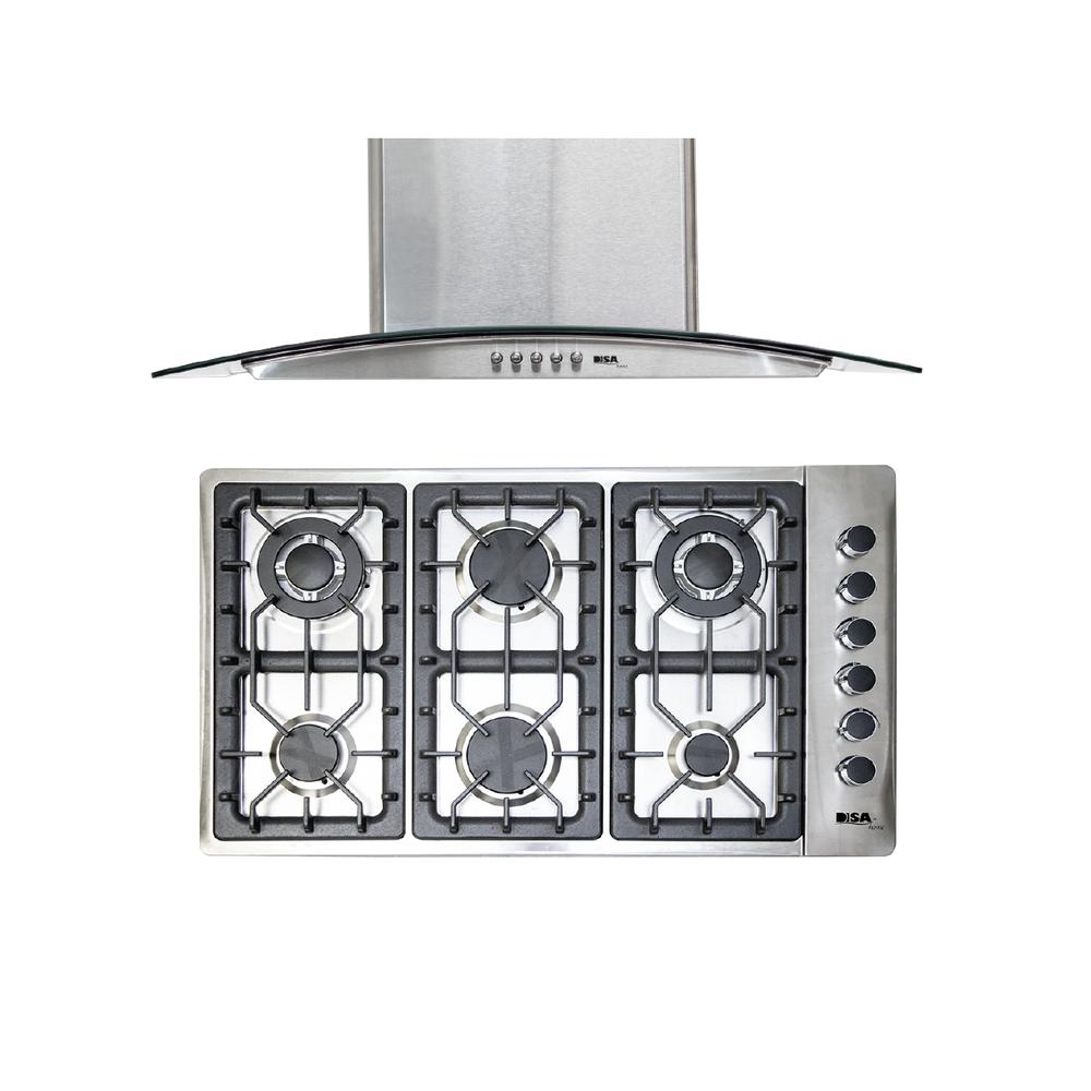 Campana y Parrilla a Gas Disa Home 6 Quemadores | Coppel.com