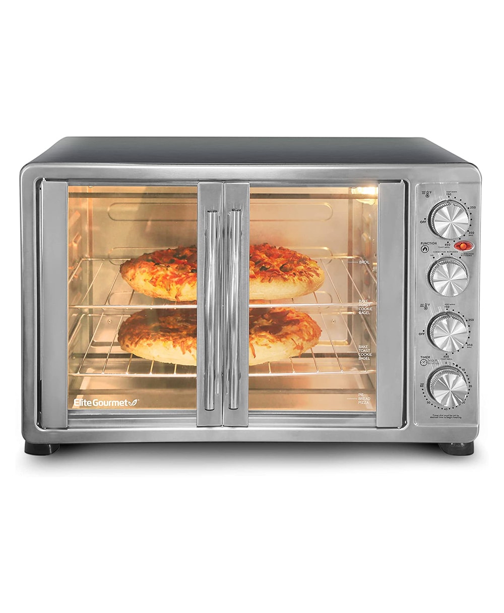 Horno Elite Gourmet ETO-4510B color Plata 45 L | Coppel.com