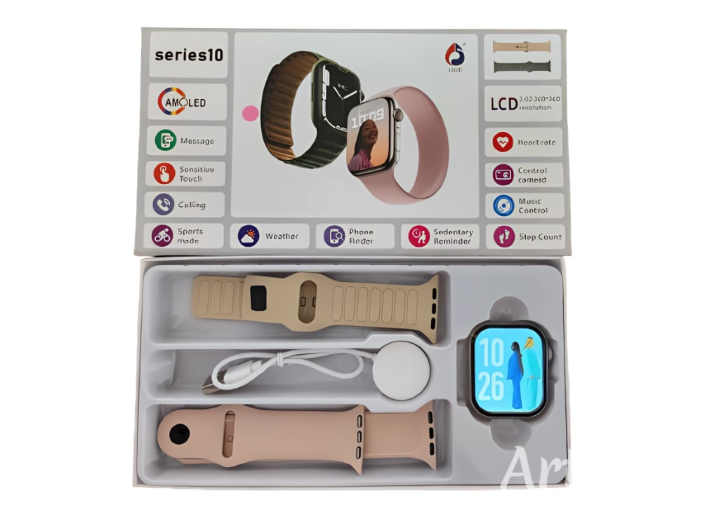 Smartwatch Serie 10 Con 2 Correas Monitoreo Fitnes Sueño Y ...