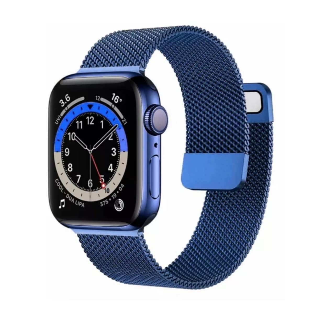 Reloj Digital Smartwatch Serie AT8 Resistente sl Agua color Azul Marino ...