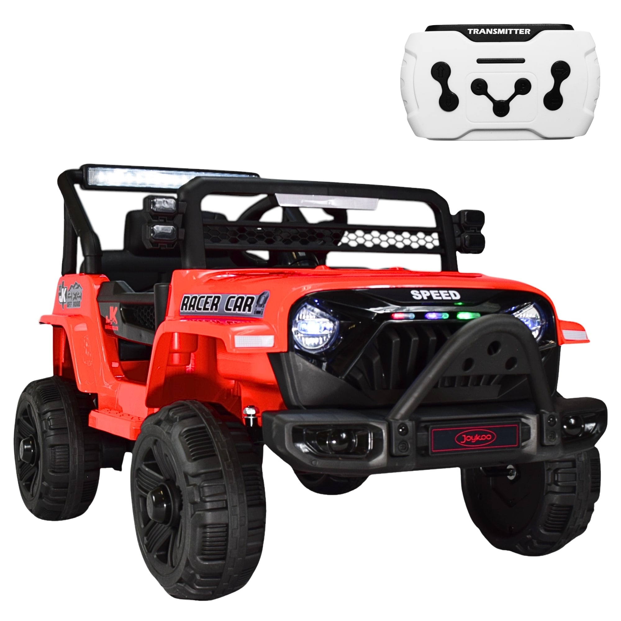 Camioneta Montable Electrica 93 Cm Para Niños Control Remoto 12v - Rojo ...