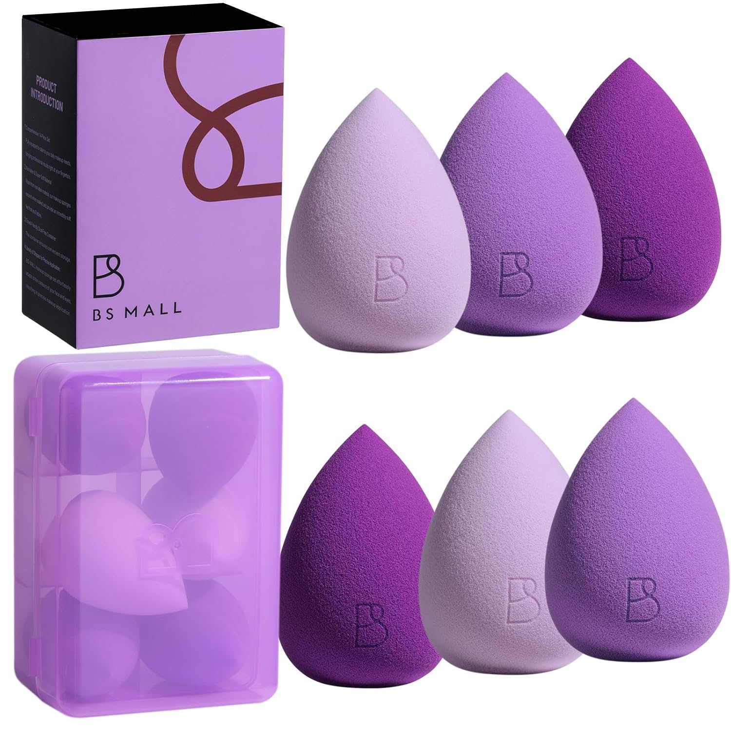 Set De Esponjas De Maquillaje Bs-mall Pro V3.0 Cloud Tech 6 Unidades ...