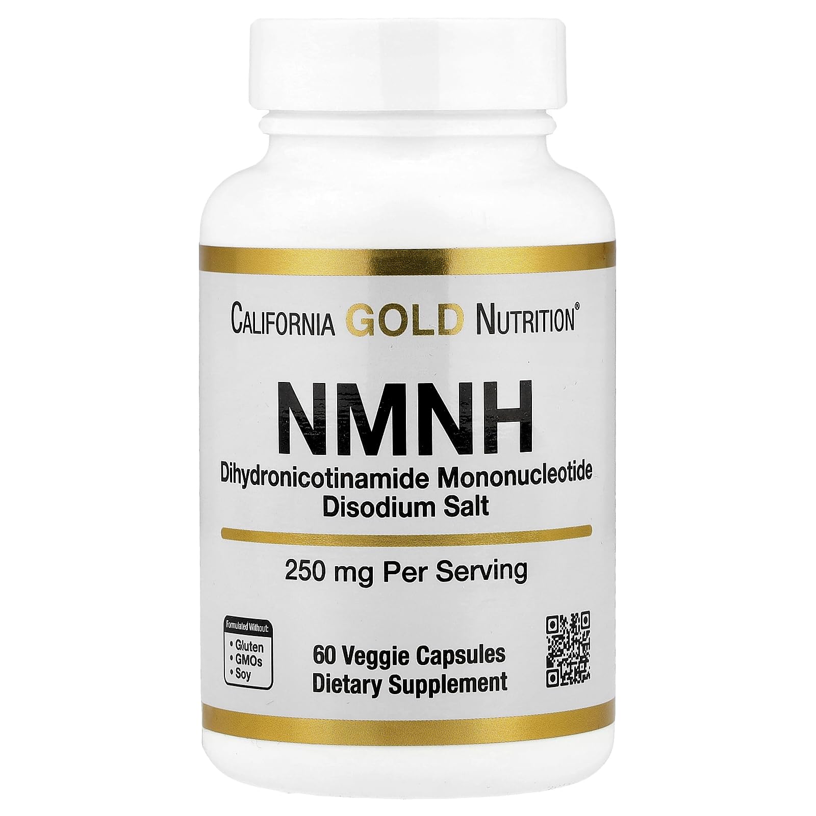 Suplemento Alimenticio California Gold Nutrition Nmnh 250 Mg 60 Cápsulas - Venta Internacional ...