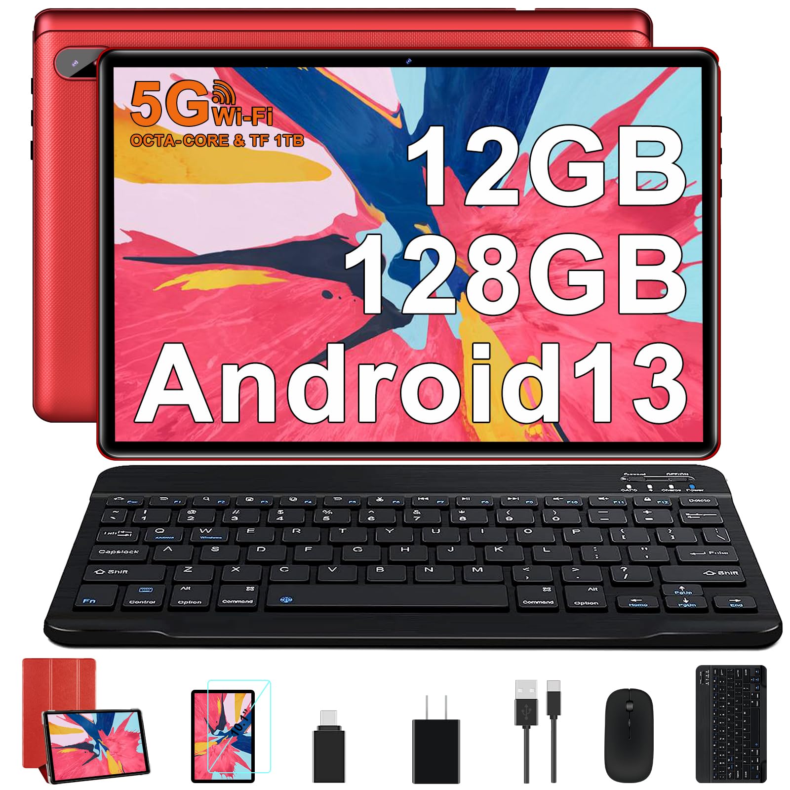 Tablet Facetel Q6 Android 13 De 10.1 Pulgadas 12 Gb De Ram 128 Gb De ...