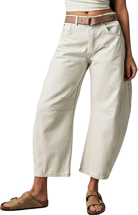 Barrel Jeans Eynuo Free People Dupes Moda Para Mujer - Venta ...