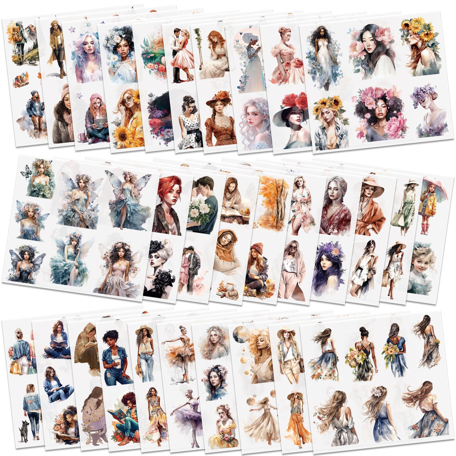 Set De Pegatinas Para Álbumes De Recortes Knaid People (30 Hojas 236 ...