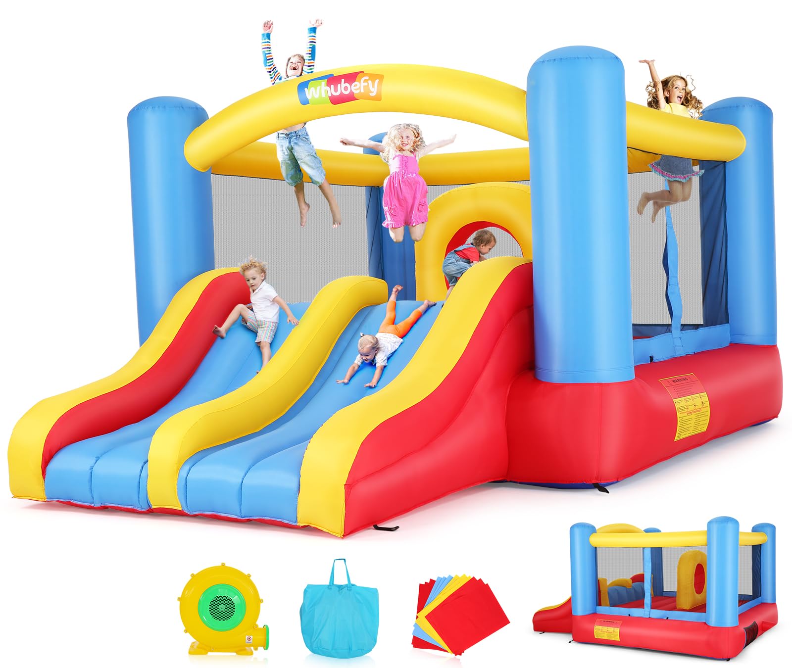 Casa Hinchable Whubefy Bounce House Para Niños De 3 A 10 Años - Venta ...