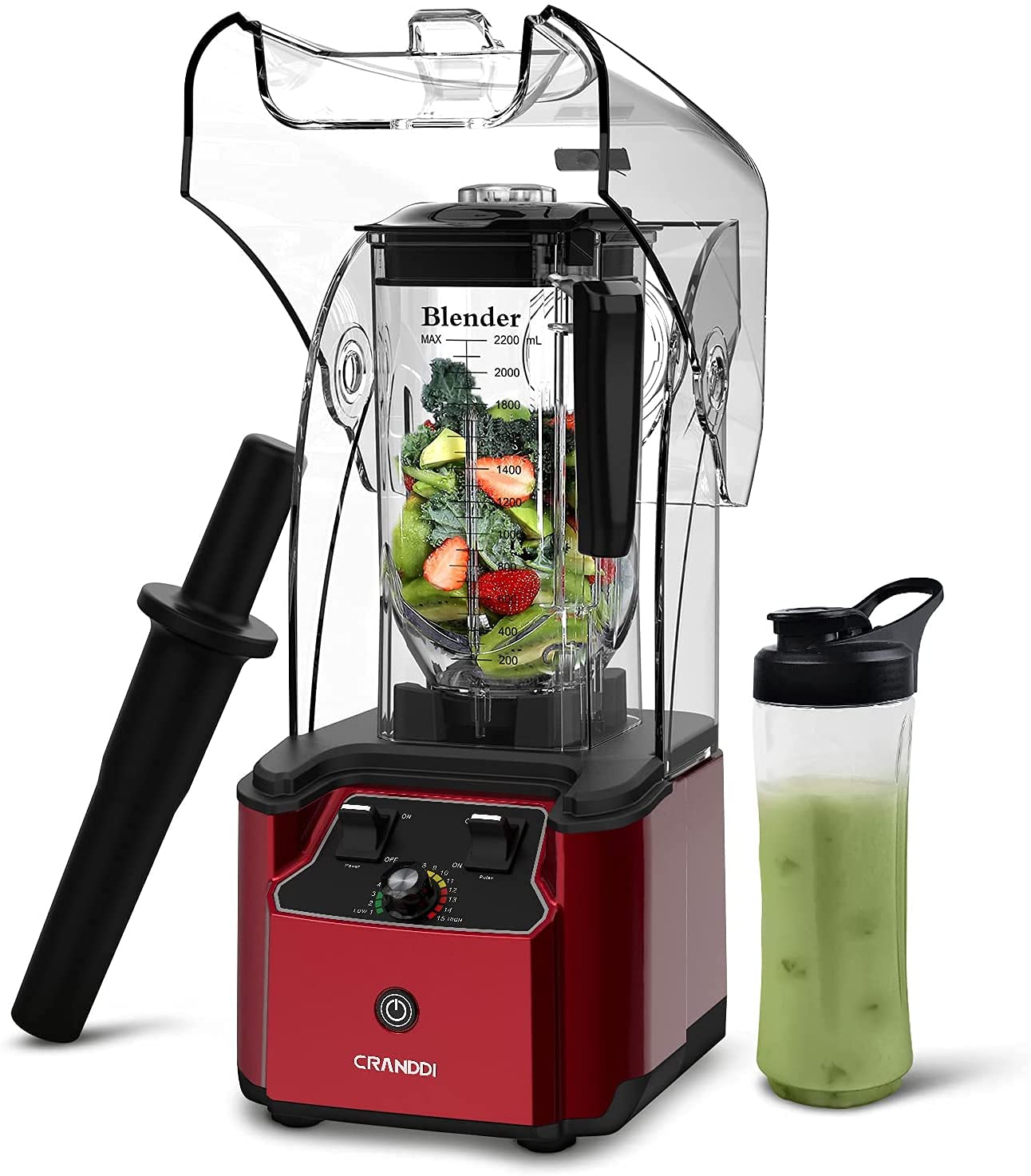 Jarra Blender Cranddi K90 Red 2200 W 2 2 L Insonorizada 80 Oz - Venta ...