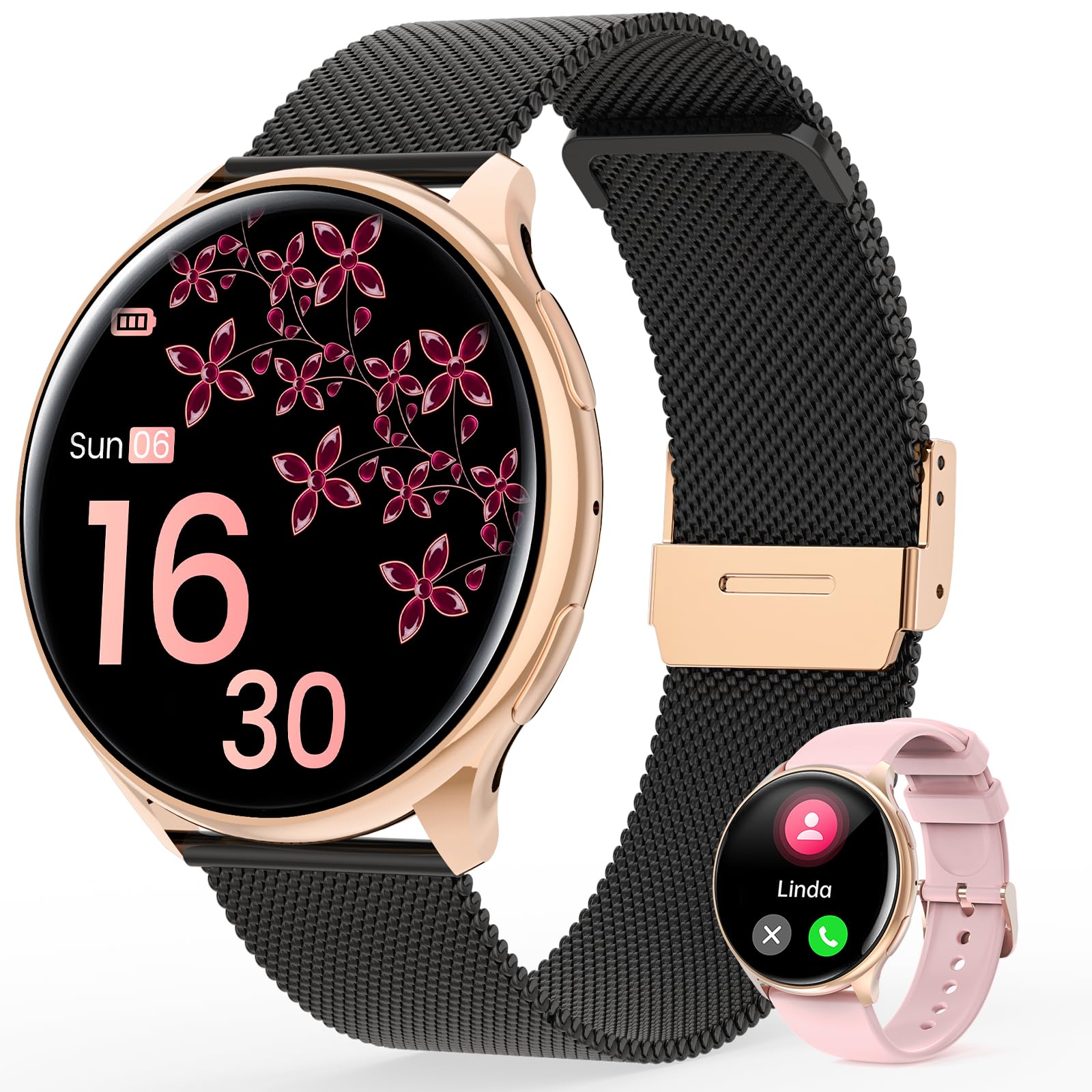 Reloj Inteligente Rifephi Para Mujer De 1 39 Pulgadas Con Monitor Hr/bp/spo2 - Venta ...