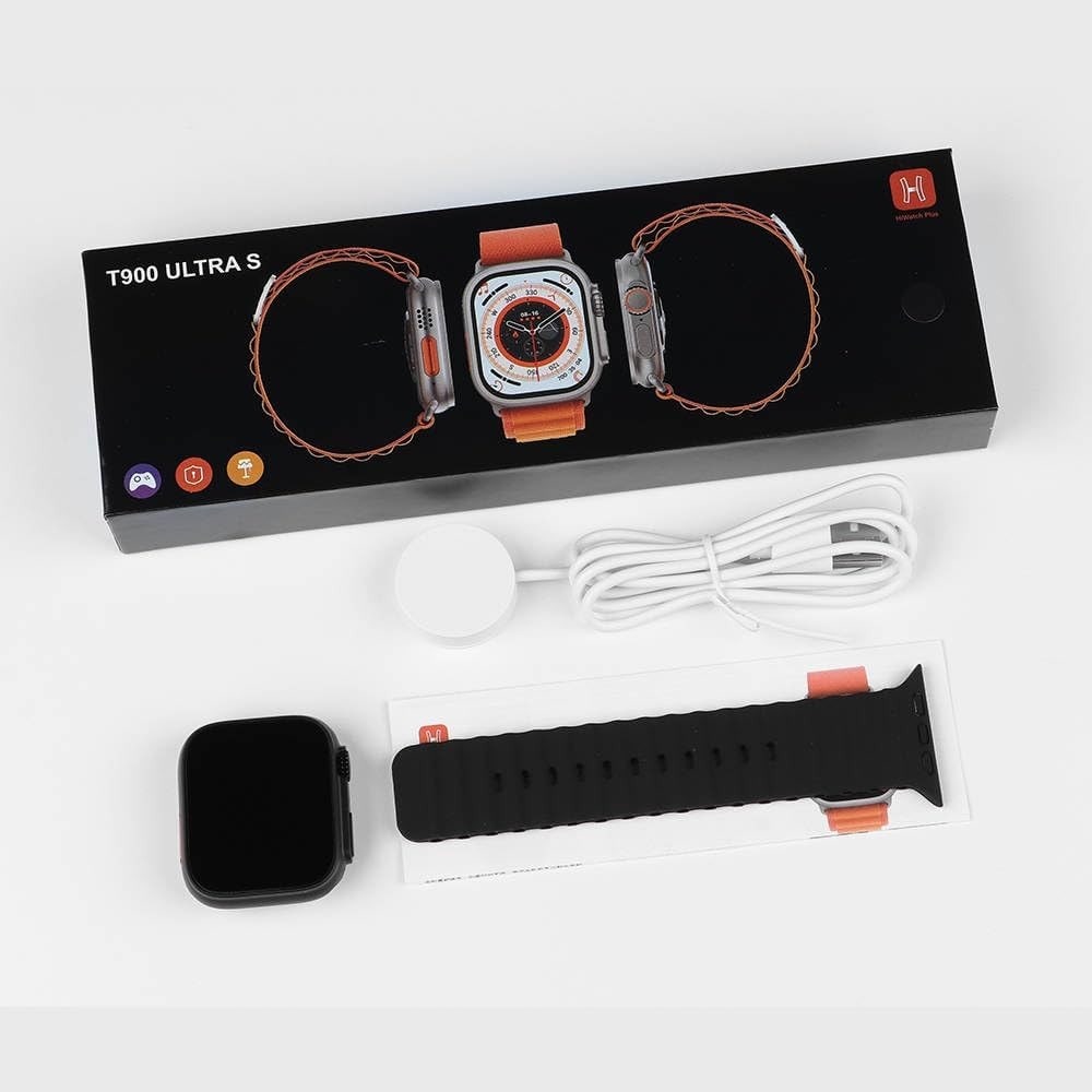 Smartwatch T900 Ultra S2 con Carga Inalámbrica Monitoreo Fitness y ...