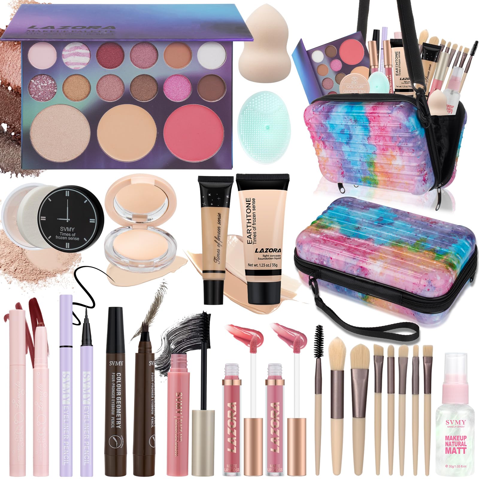 Kit De Maquillaje Venshun Para Adolescentes Con Paleta De Sombras De ...