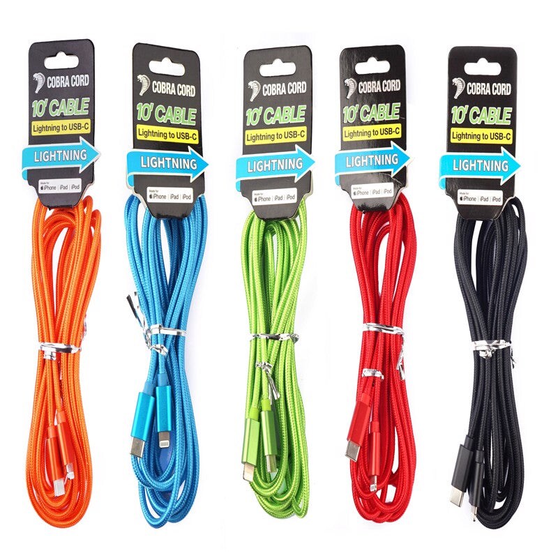 Cable Lightning A Usb Tipo C Diamond Visions Cobra - Venta ...