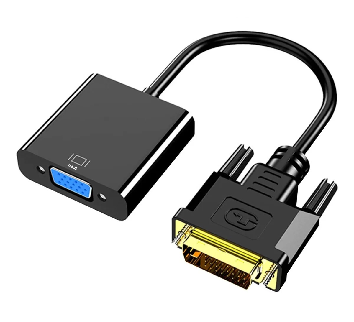 Adaptador Convertidor Lab.g De Dvi-d A Vga Negro | Coppel.com