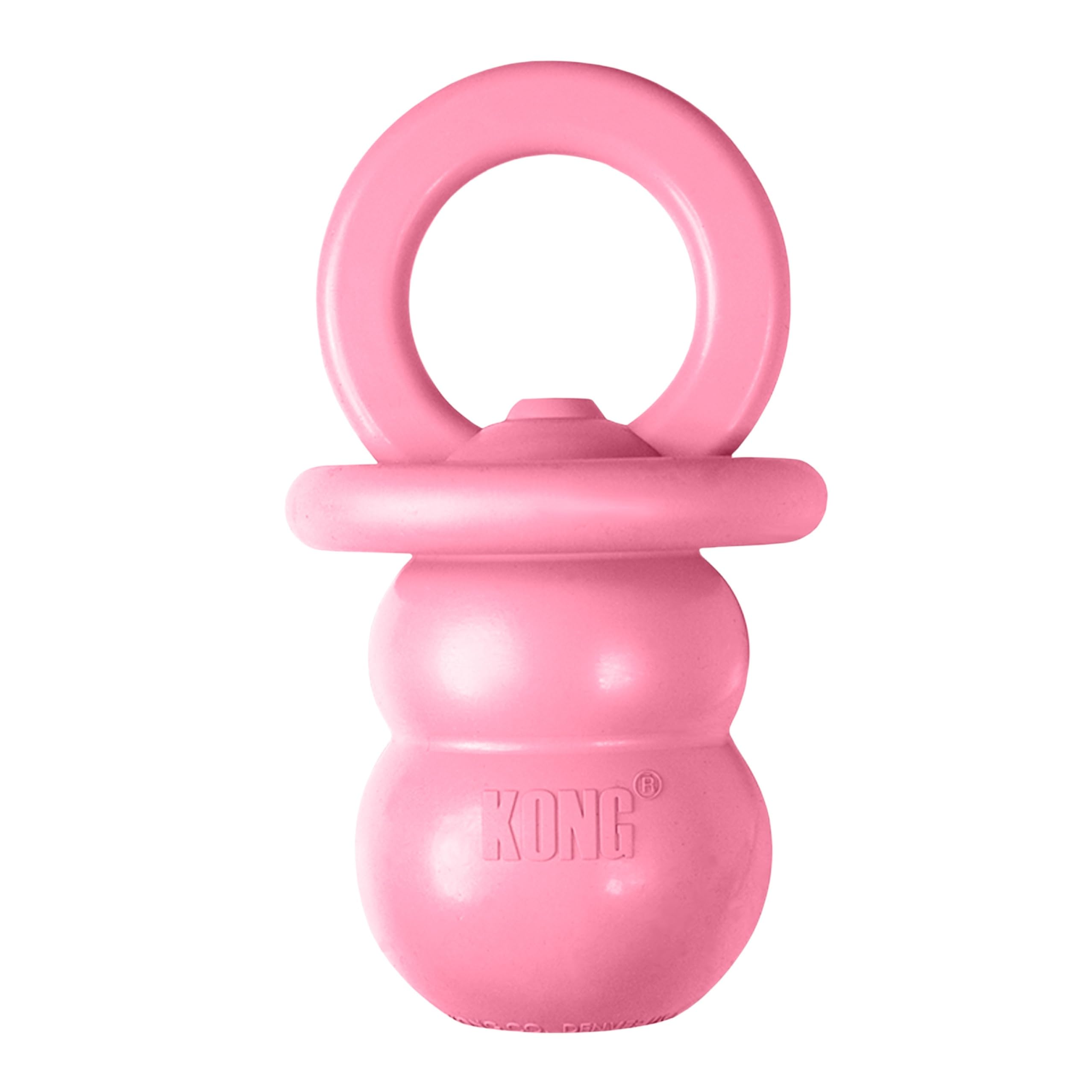 Dog Toy Kong Puppy Binkie Pink Treat Masticable Para Cachorros Pequeños ...