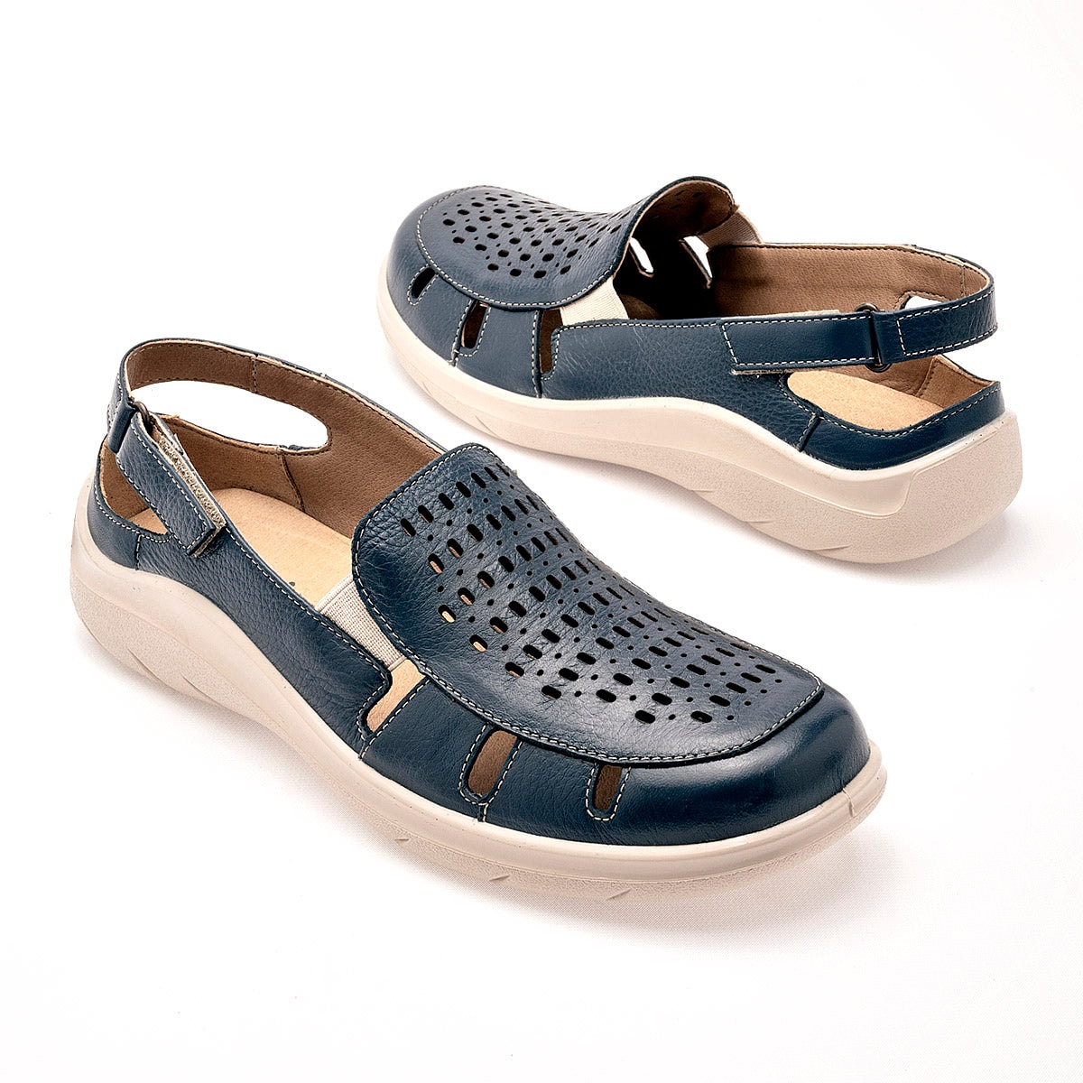 Sandalia Flexi Azul Dama | Coppel.com