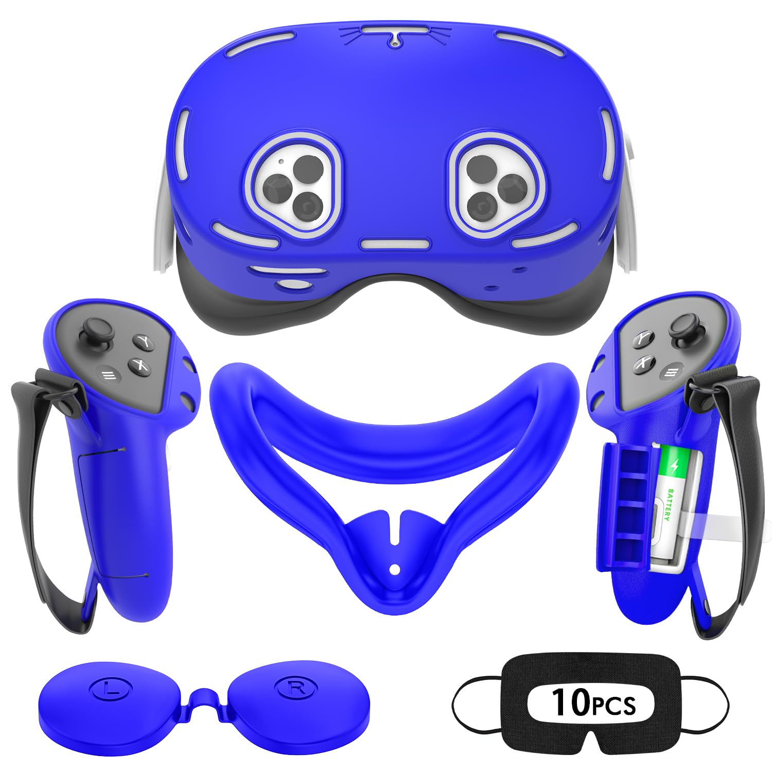 Juego De Fundas De Silicona Rechale De Vr Accessories Oculus/meta Quest 3s - Venta Internacional ...