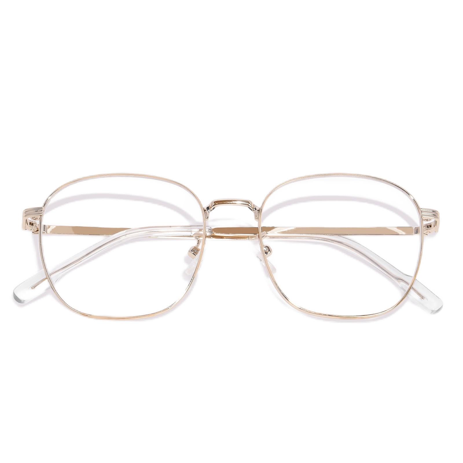 Gafas De Protección Uv Cuadradas De Metal Optofendy Que Bloquean La Luz ...