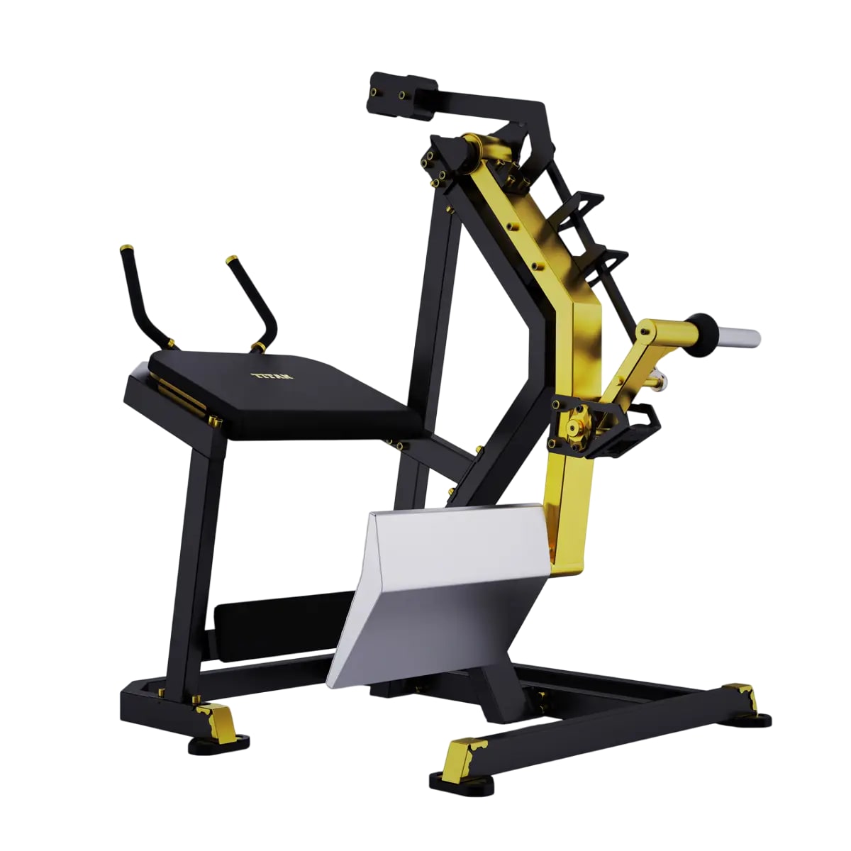Gimnasio Multifuncional Titan Mechanix Rear Kick Carga de Discos ...