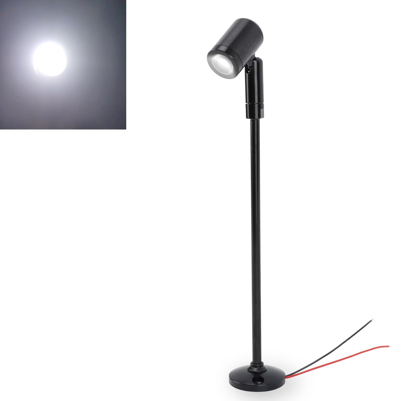 Lámpara De Gabinete Con Mini Foco Led De 8 3 Pulgadas Luz De Exhibición ...