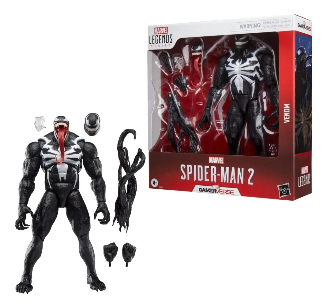 Figura Marvel Legends Series Gamerverse Spider-man 2 Venom Hasbro ...