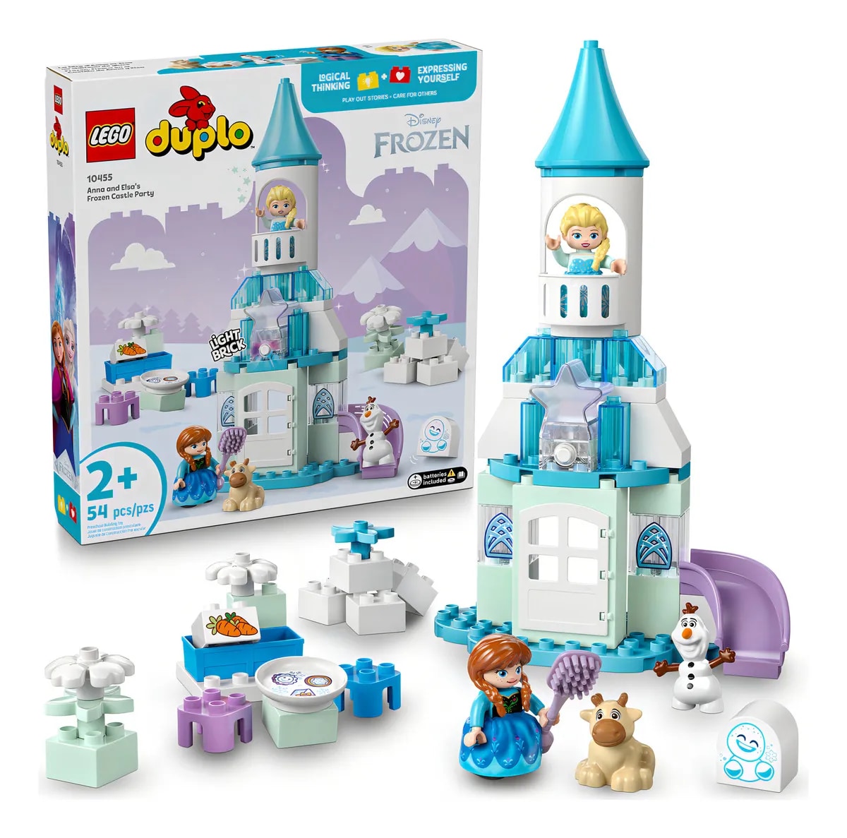 Lego Duplo | Disney Frozen: Fiesta En El Castillo De Anna Y Elsa 10455 ...