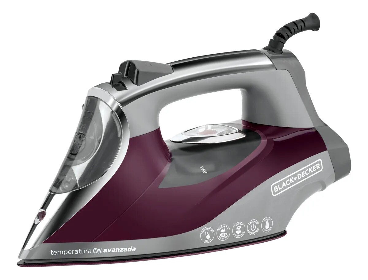 Plancha De Vapor Black+decker Máxima Protección Ropa D3501 | Coppel.com