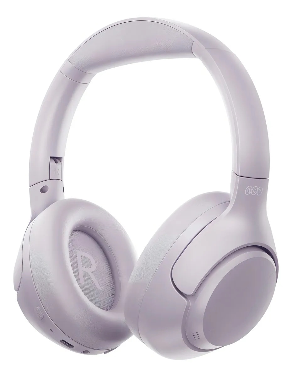 Qcy H3 Anc Audífonos Inalámbricos Gamer Diadema Hi-res Lp Color Violeta ...