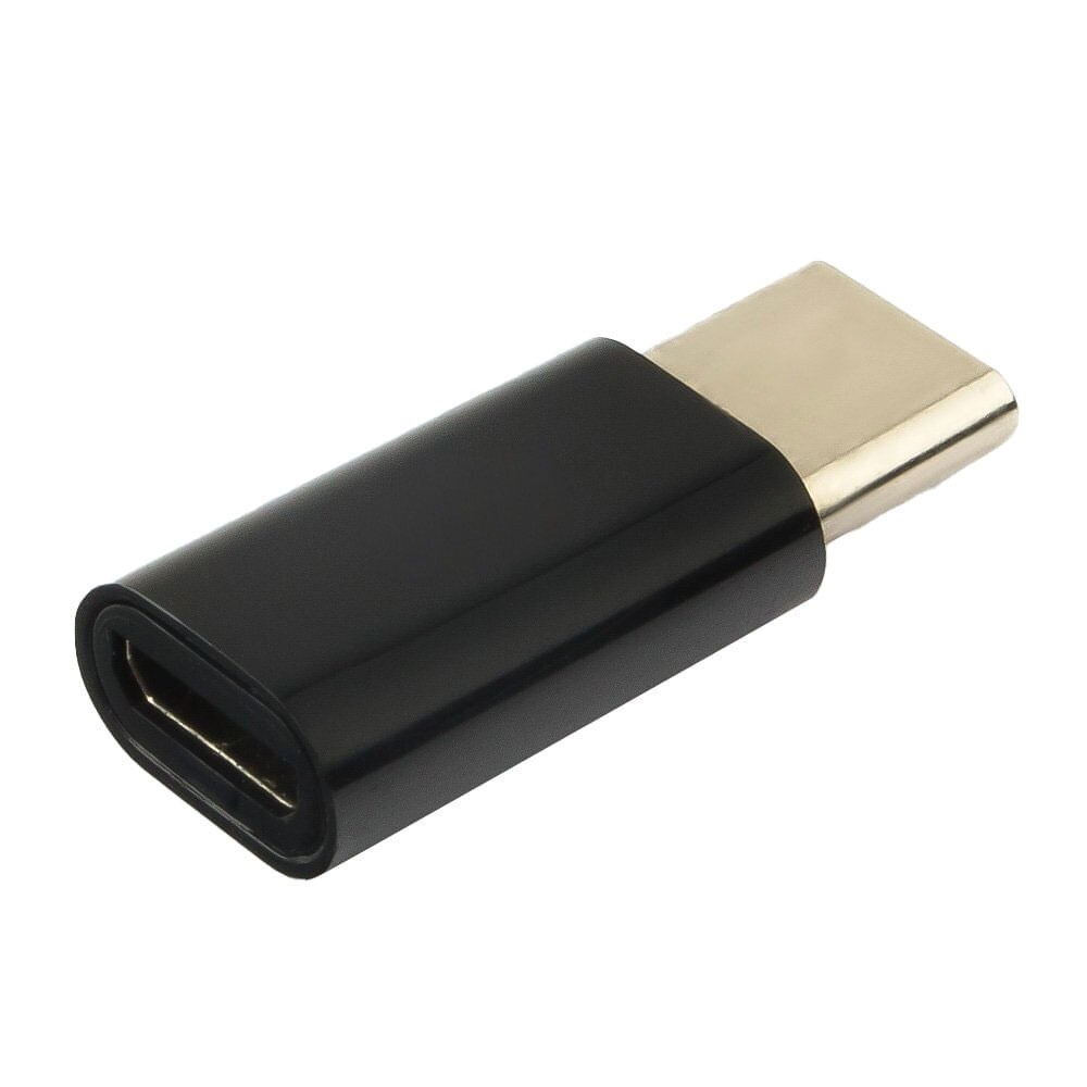 Adaptador Gmobile Otg Micro Usb Hembra A Tipo-c Macho Negro | Coppel.com