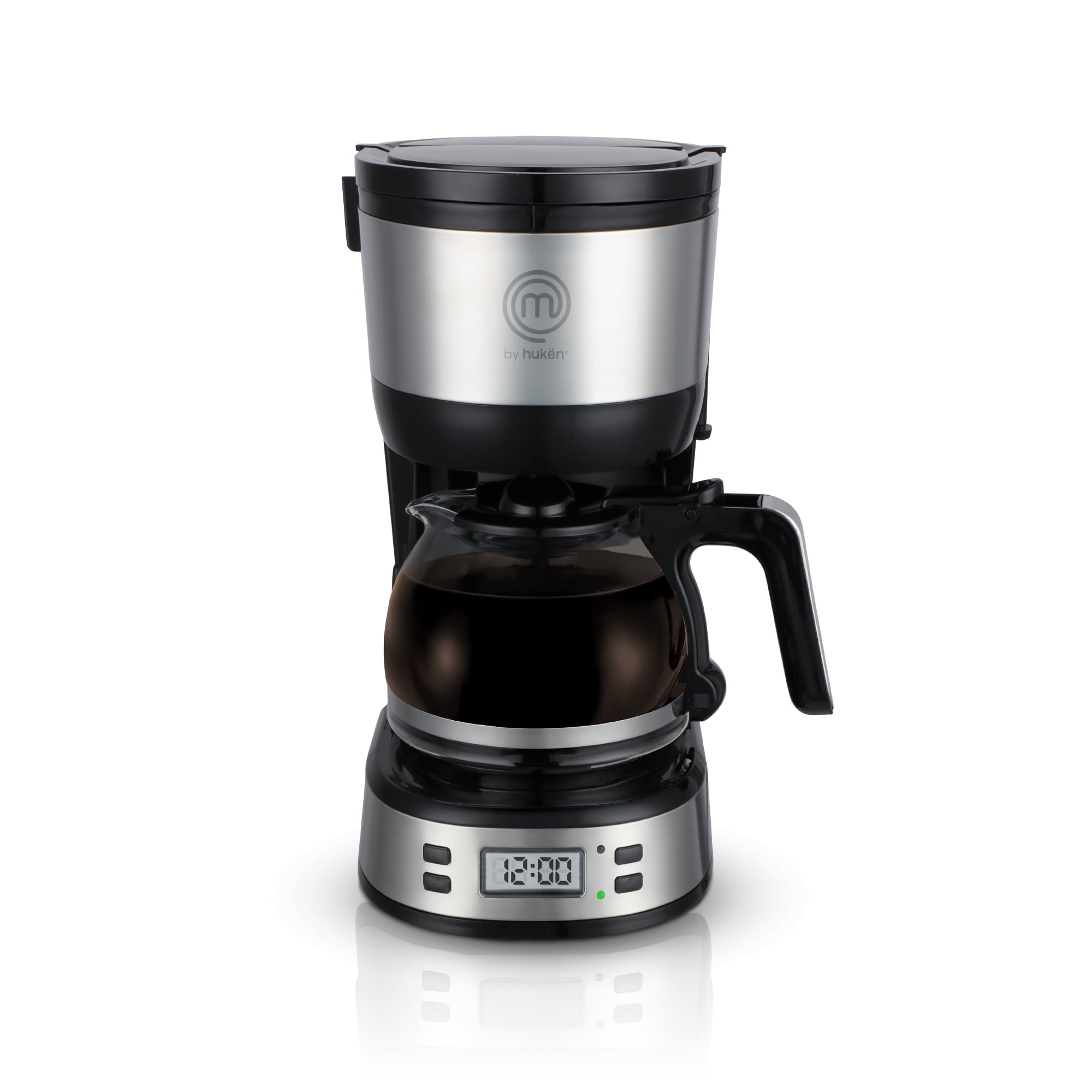 Cafetera 5 Tazas Programable Digital Acero Hukën Masterchef | Coppel.com